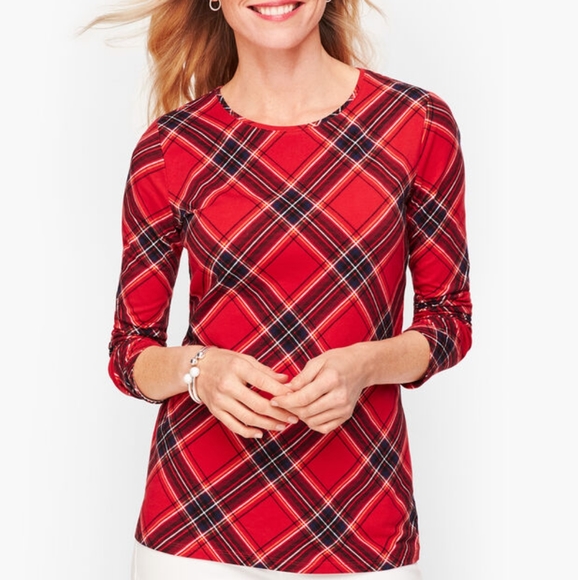 Talbots | Tops | Talbots Tartan Plaid | Poshmark